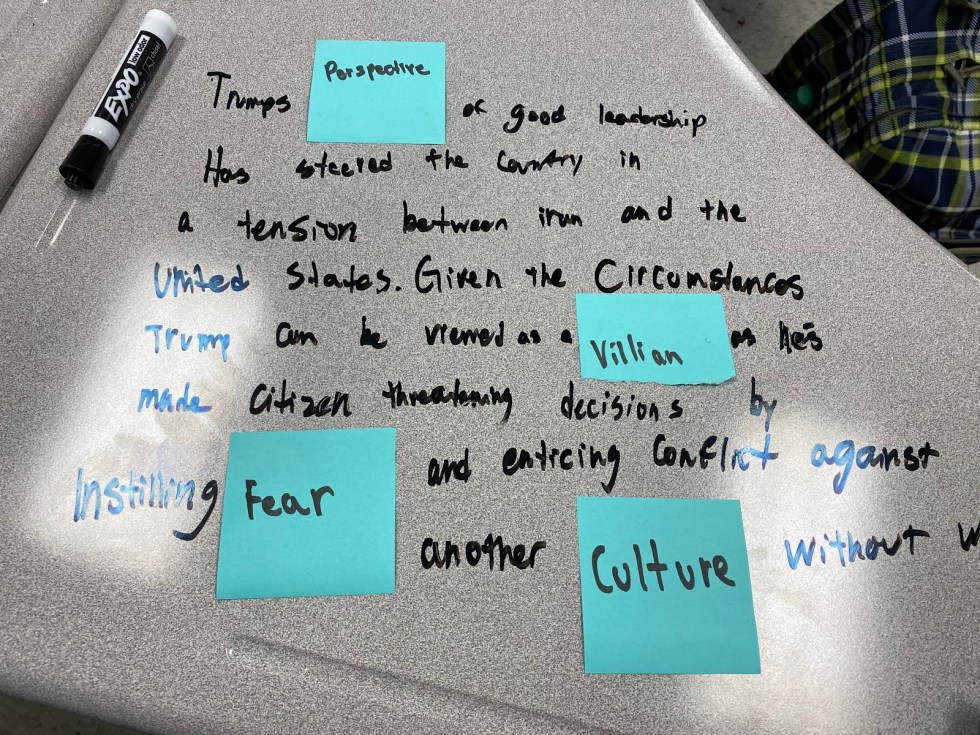 Student Work Sample 1 Learning That Transfers